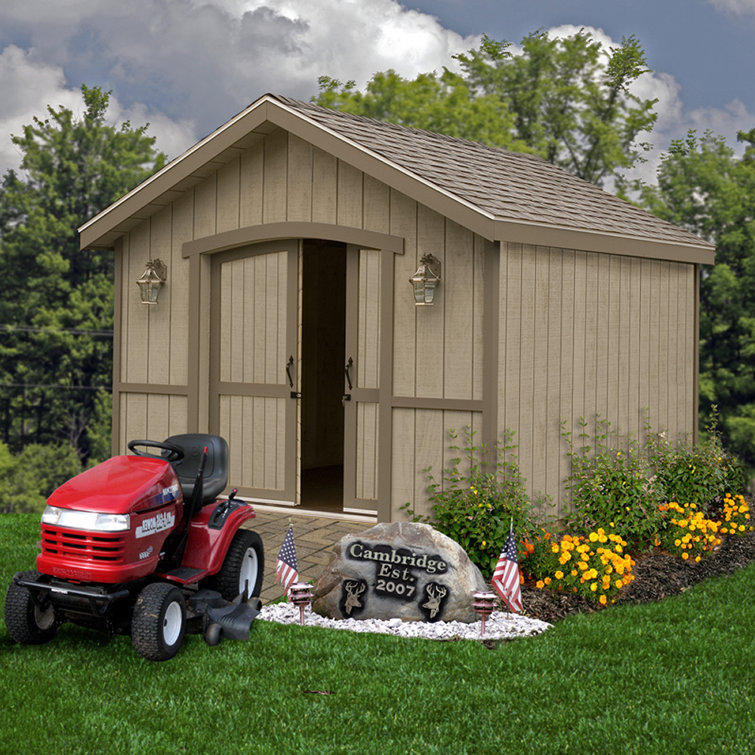 Best Barns Cambridge 10 ft. W x 12 ft. D Solid Wood Storage Shed | Wayfair